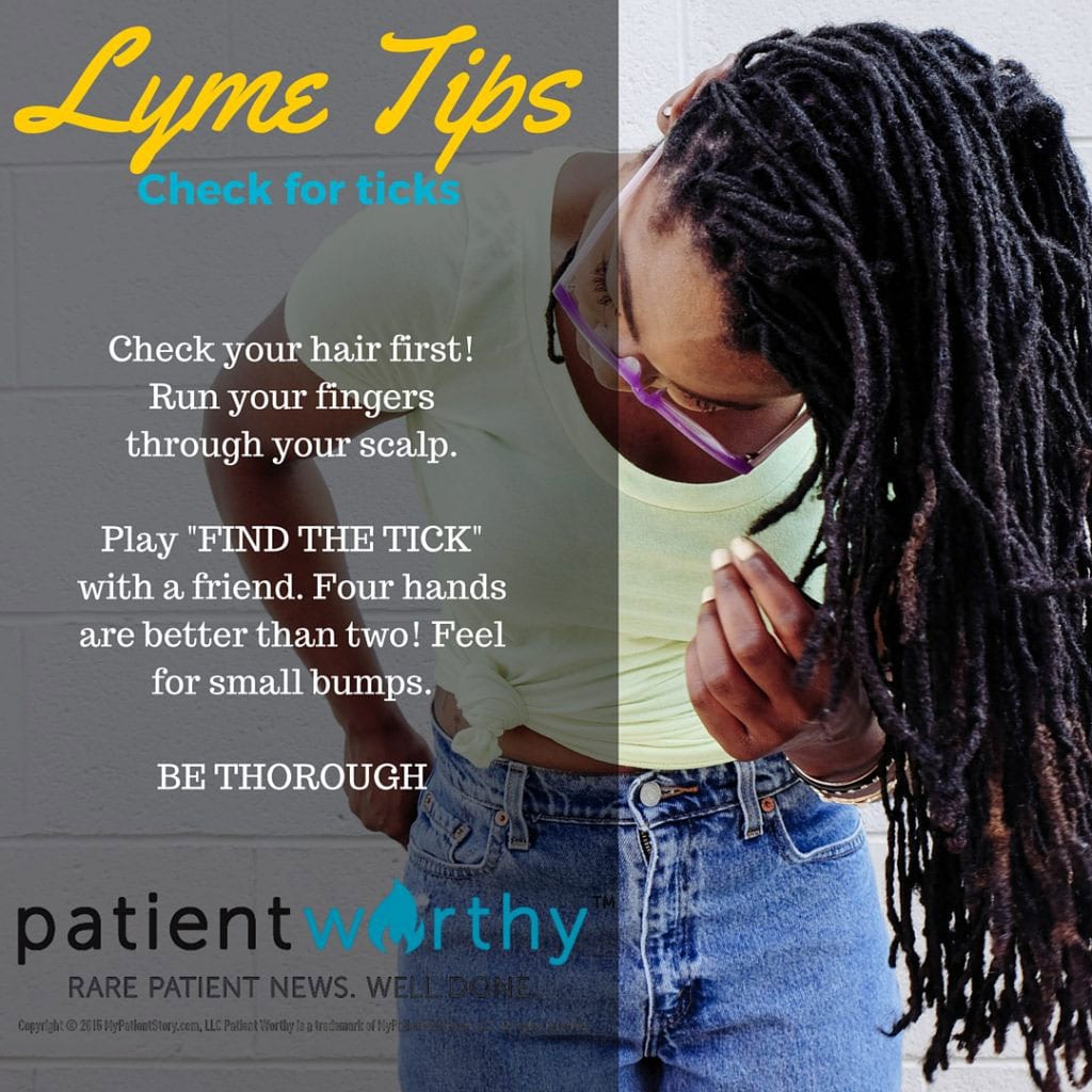 Lyme Tips Meme – Check for Ticks – Patient Worthy