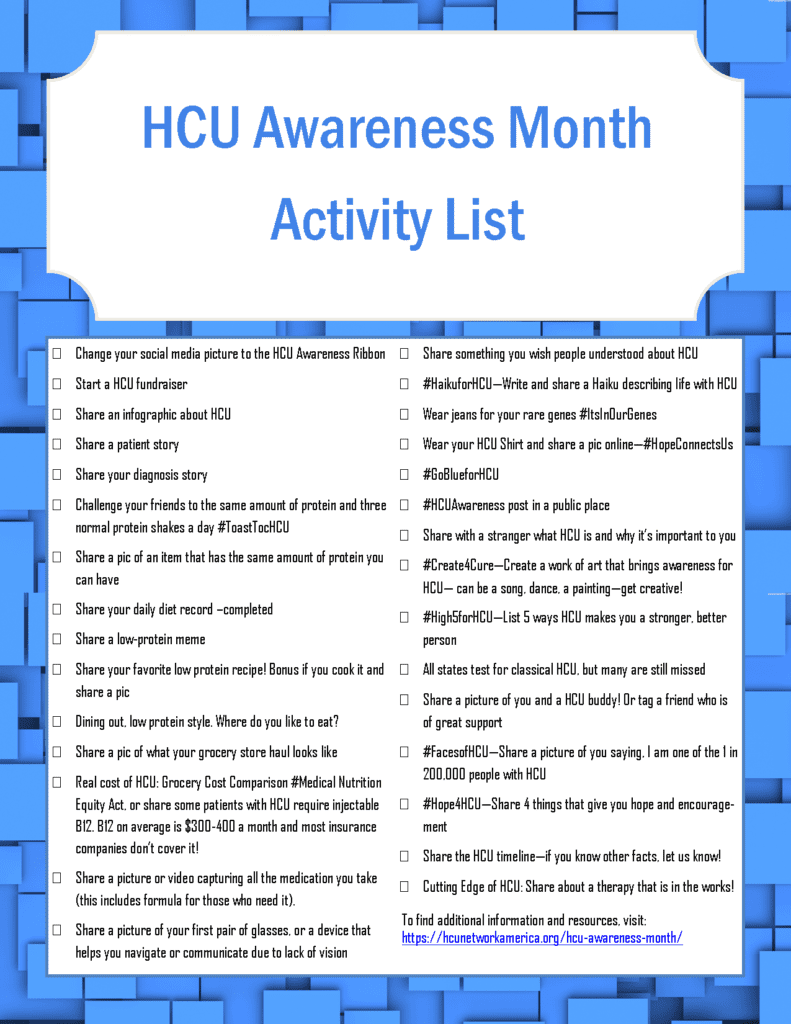 October is HCU Awareness Month! – Patient Worthy